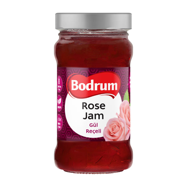 Bodrum Rose Jam 380g - Delicate & Fragrant Floral Spread