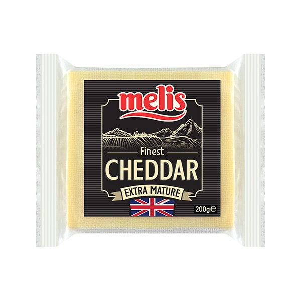 Melis Extra Mature Cheddar Cheese 200g | Rich & Sharp | Buy Online ...